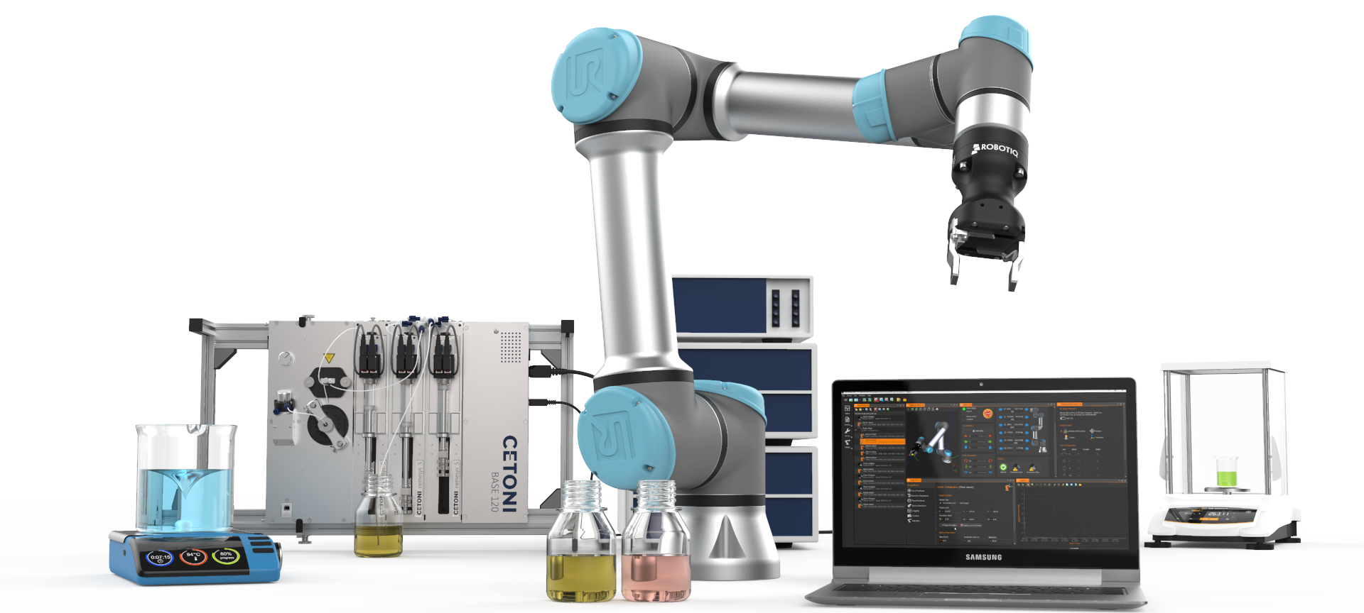CETONI Flow Systems, syringe pumps and Cobomation automation