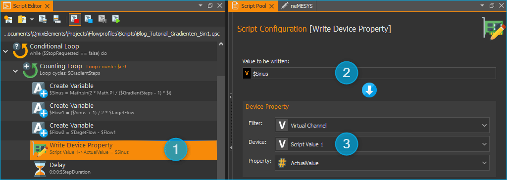 Tutorial: Flow profile generation with QmixElements (CETONI Elements ...